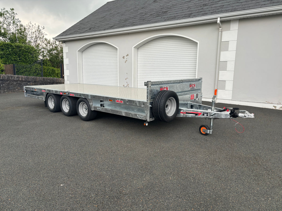 16ft Flatbed Tri Axle Trailer – MCN Trailers